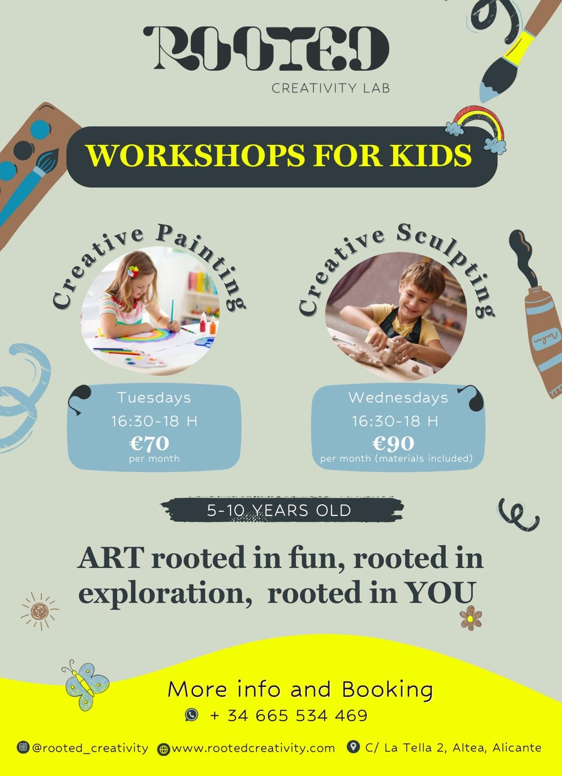 Workshops for kids – Rooted Creativity